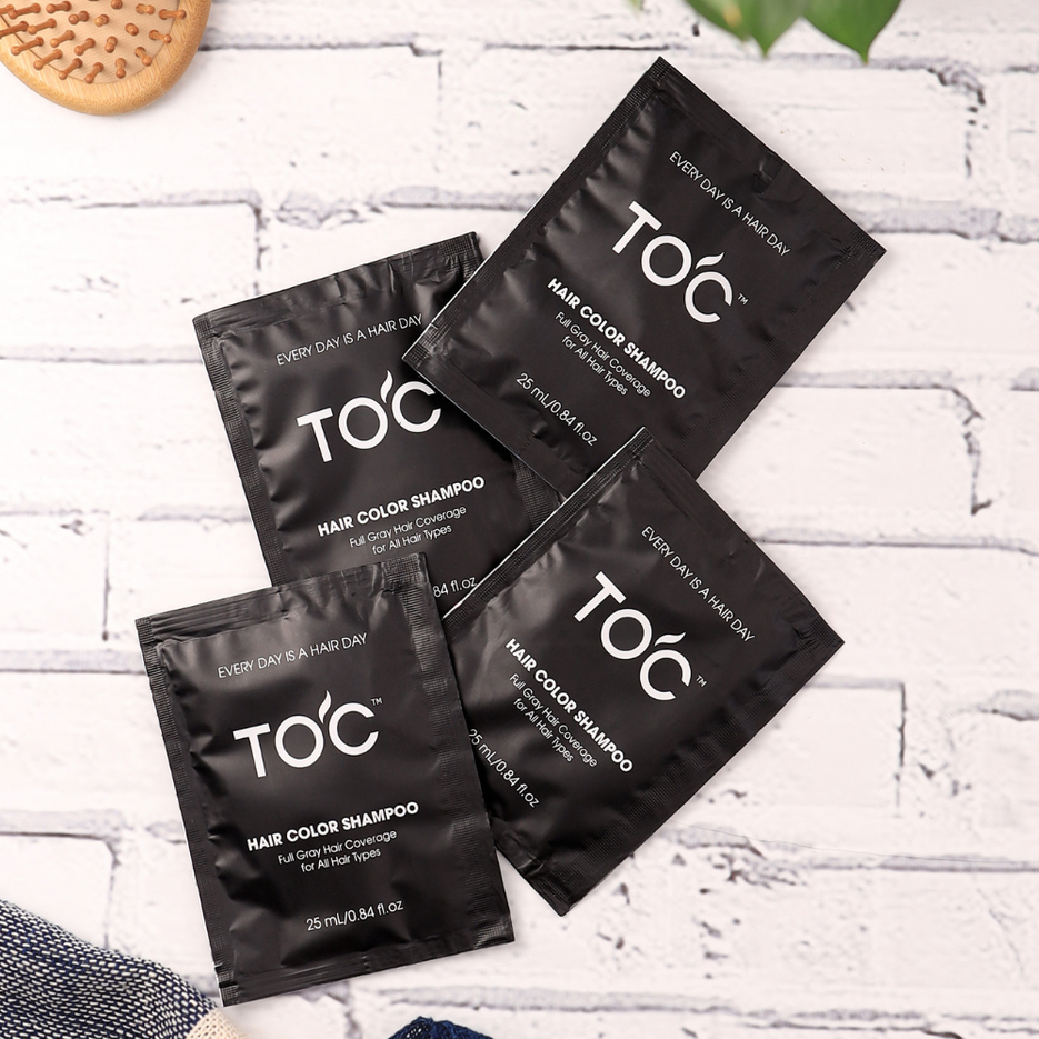 TOC Hair Color Shampoo - Cover Gray Hair with Ease – TOC Beauty